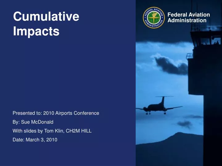 PPT - Cumulative Impacts PowerPoint Presentation, free download - ID ...