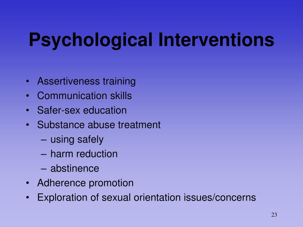 PPT - HIV and Chronic Mental Illness PHASE, Canadian Psychological ...