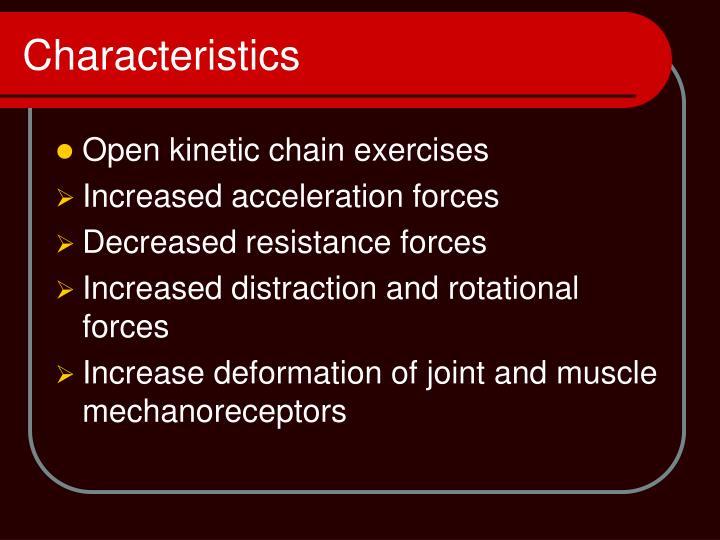 PPT - Open vs Closed Kinetic Chain Exercises PowerPoint Presentation ...