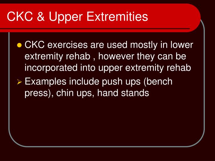 PPT - Open vs Closed Kinetic Chain Exercises PowerPoint Presentation ...