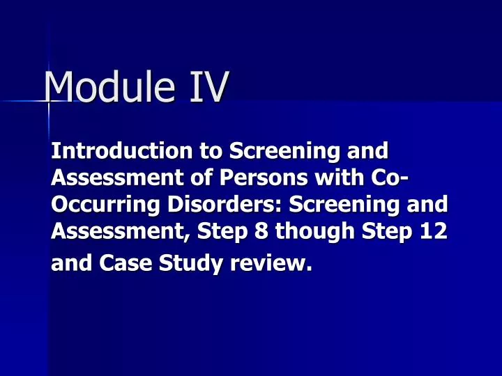 PPT - Module IV PowerPoint Presentation, free download - ID:6682005