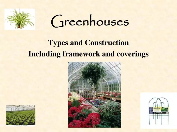 PPT - Greenhouses PowerPoint Presentation, free download - ID:6682539