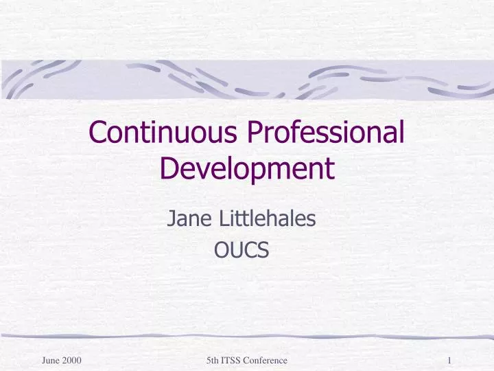 PPT - Continuous Professional Development PowerPoint Presentation, free ...