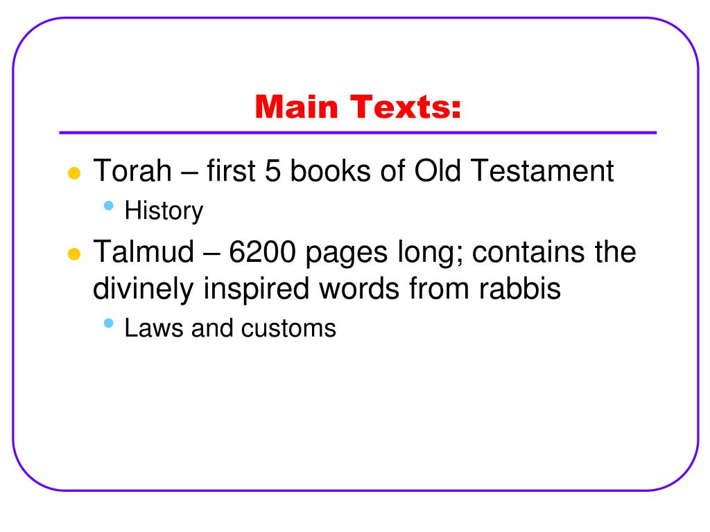 PPT - Judaism : Beliefs and Rites of Passage PowerPoint Presentation ...