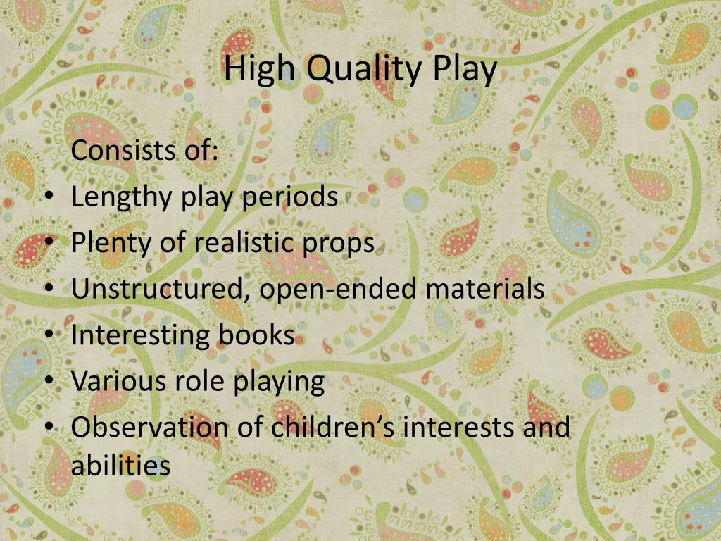 PPT - The Importance of Play Nicole Carnevale Arlene DePalma Debra ...
