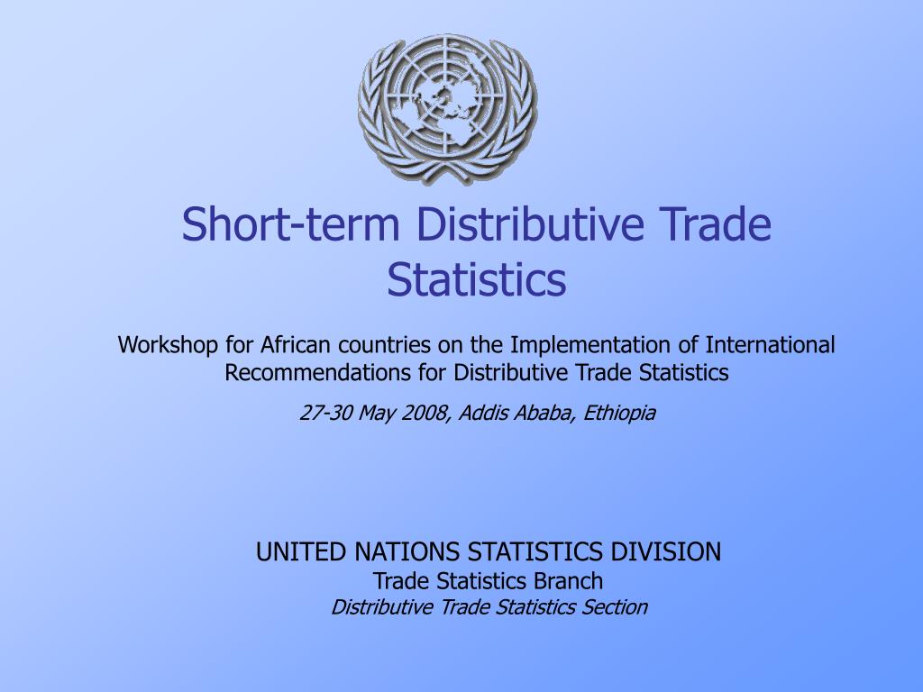 PPT - UNITED NATIONS STATISTICS DIVISION Trade Statistics Branch ...