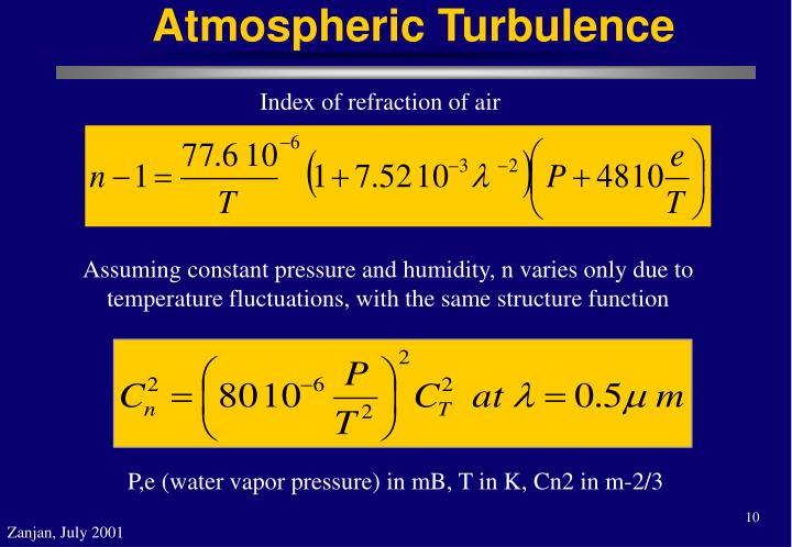 PPT - ATMOSPHERIC TURBULENCE IN ASTRONOMY PowerPoint Presentation - ID ...