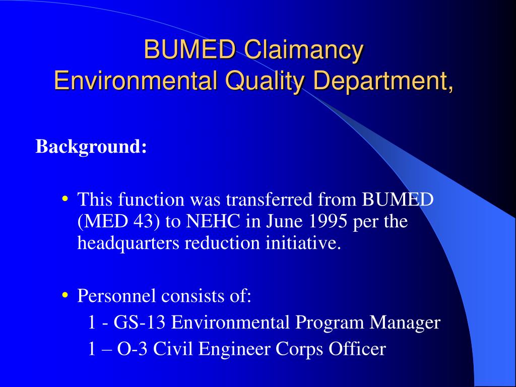 PPT - Environmental Quality Assurance and Compliance at Medical and ...