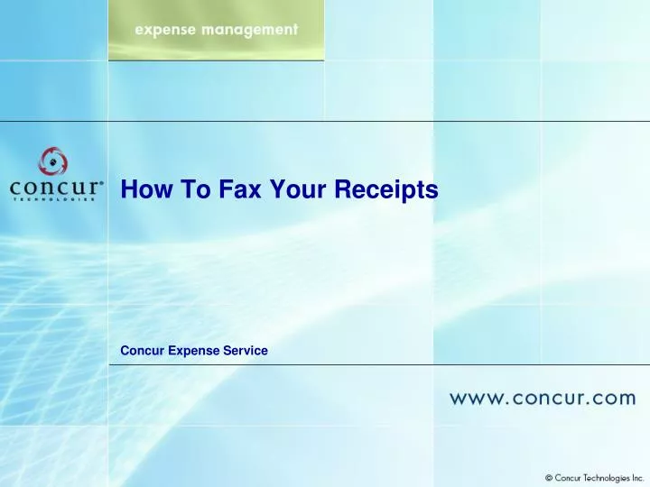 PPT - How To Fax Your Receipts PowerPoint Presentation, free download ...