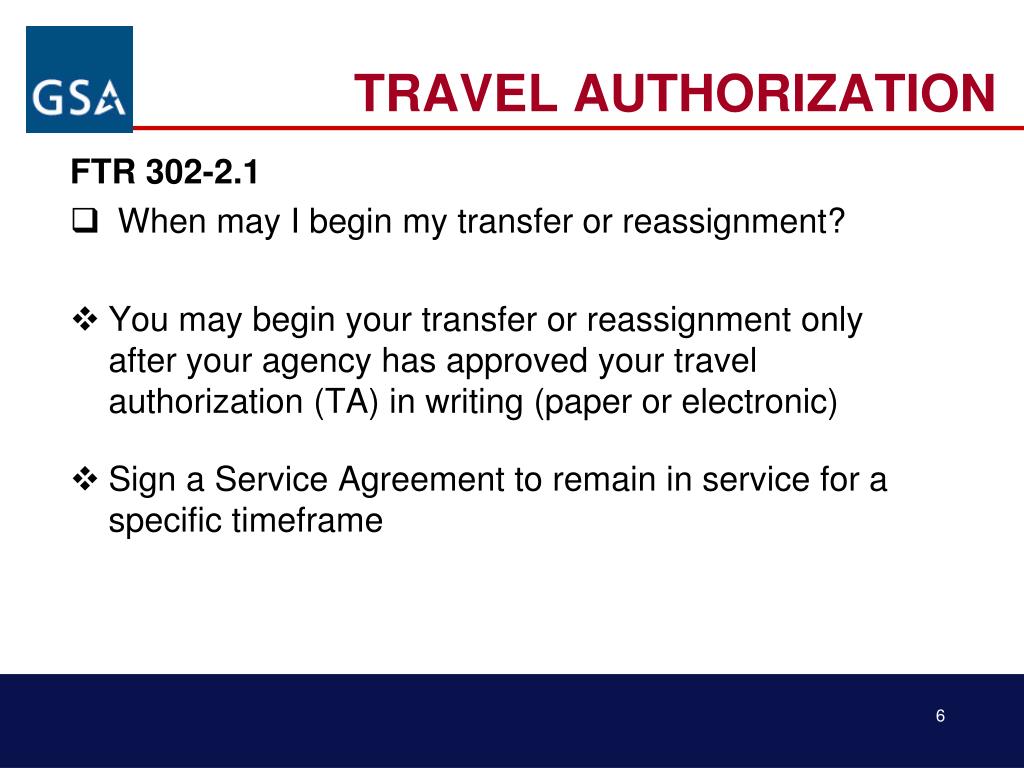 PPT - Federal Travel Regulation (FTR) for Non-Defense Agencies ...