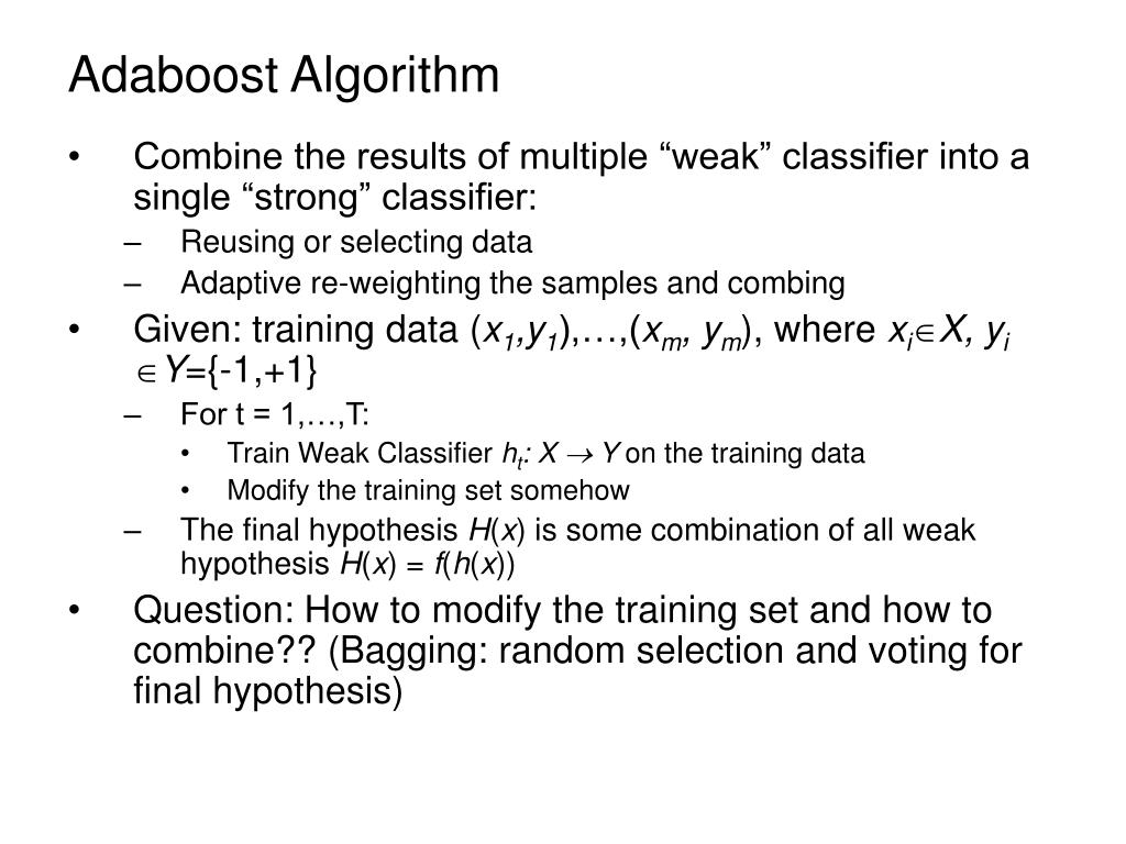 Ppt Adaboost Algorithm And Its Application On Object Detection Powerpoint Presentation Id 4311