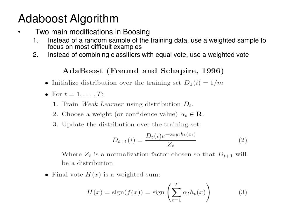 Ppt Adaboost Algorithm And Its Application On Object Detection Powerpoint Presentation Id