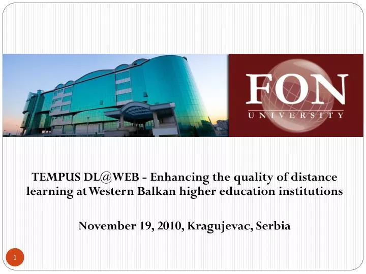 PPT - FON University PowerPoint Presentation, free download - ID:6685017