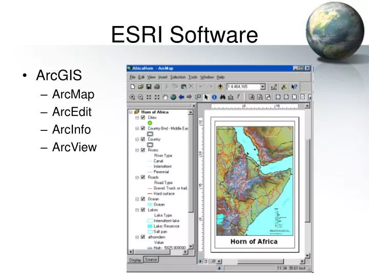 PPT - ESRI Software PowerPoint Presentation, free download - ID:6685272