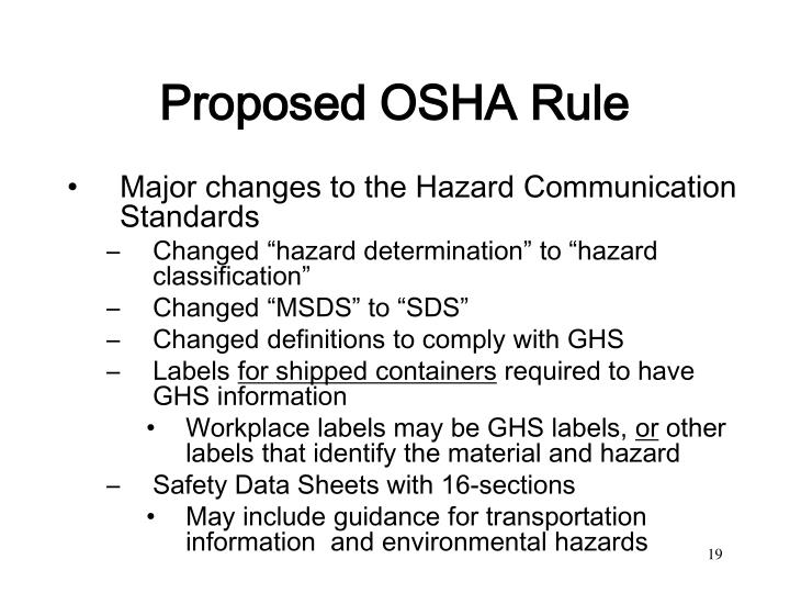 PPT - GLOBALLY HARMONIZED SYSTEM OF CLASSIFICATION AND LABELING OF ...
