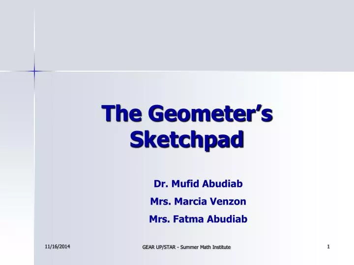 PPT - The Geometer’s Sketchpad PowerPoint Presentation, free download ...
