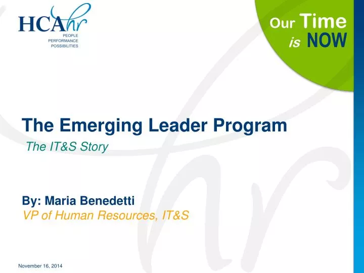 PPT - The Emerging Leader Program PowerPoint Presentation, free ...