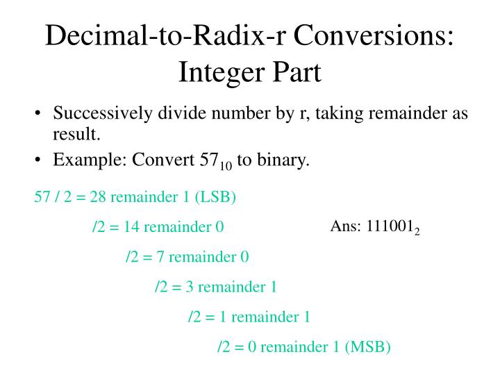 PPT - Positional Number Systems Decimal, Binary, Octal and Hexadecimal ... PPT - Positional Number Systems Decimal, Binary, Octal and Hexadecimal ...