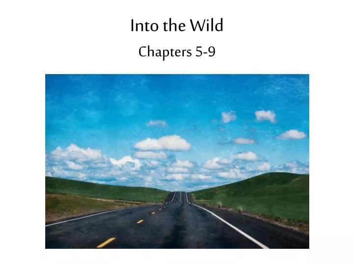 Summary Of Chapter 5 Into The Wild | The Tube