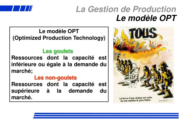 PPT - La Gestion de Production MRP - JAT - OPT PowerPoint Presentation ...