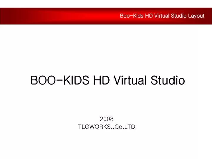 PPT - BOO-KIDS HD Virtual Studio PowerPoint Presentation, free download ...