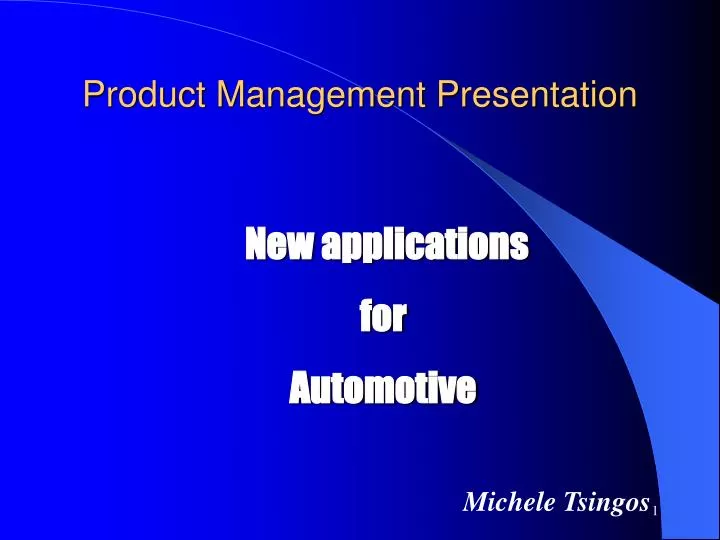PPT - Product Management Presentation PowerPoint Presentation, free ...