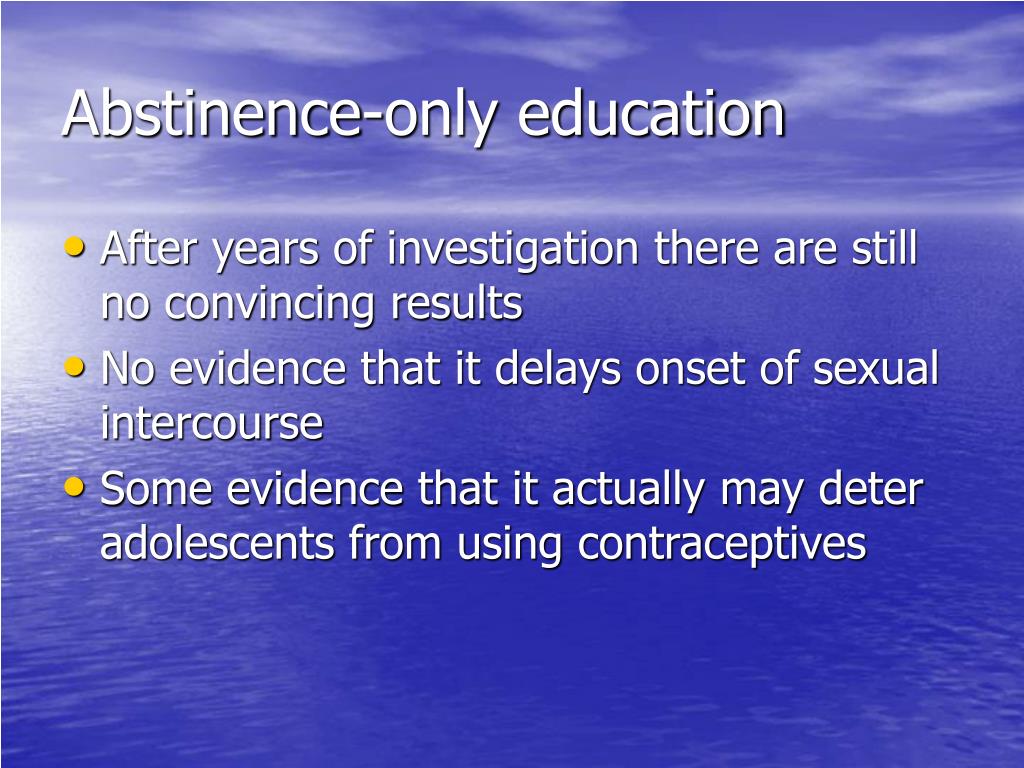 PPT - The Essential Need for Comprehensive High School Sex Education ...
