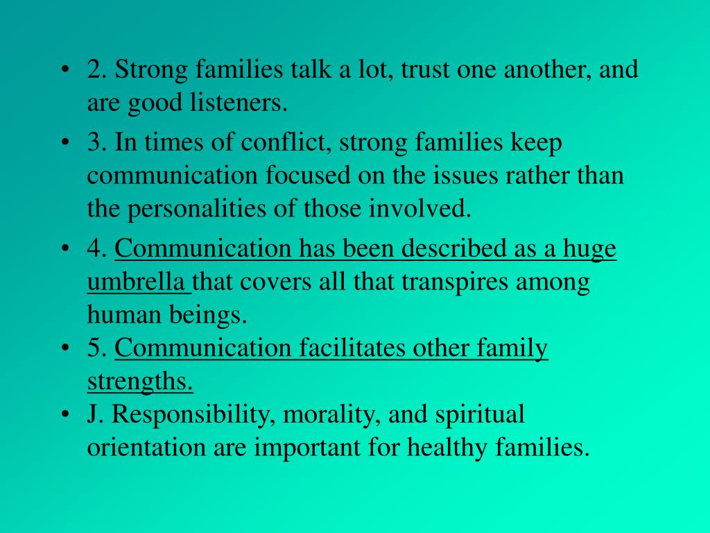 PPT - Marriage and Family Strengths and Needs PowerPoint Presentation ...