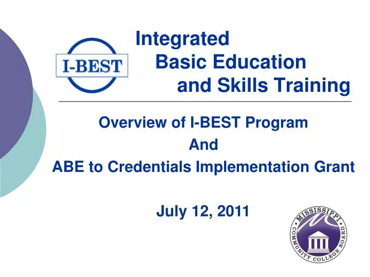 PPT - Integrated Basic Education and Skills Training PowerPoint ...