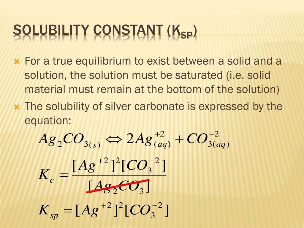 PPT - Determination of the solubility-product constant for a sparingly ...