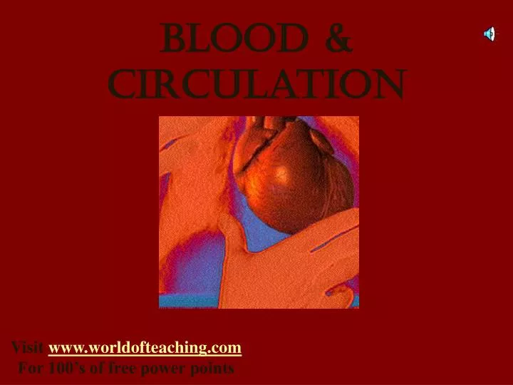 PPT - Blood & circulation PowerPoint Presentation, free download - ID ...