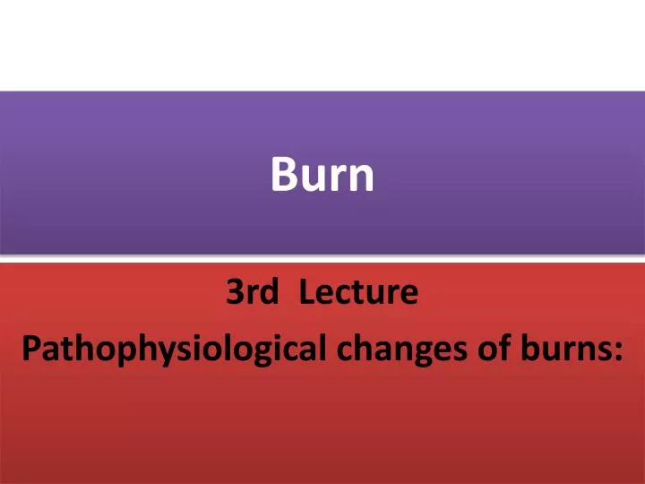 PPT - Burn PowerPoint Presentation, free download - ID:6690642