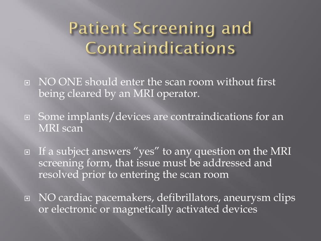 PPT - RESEARCH MRI Safety Training CBIR University of Maryland Center ...