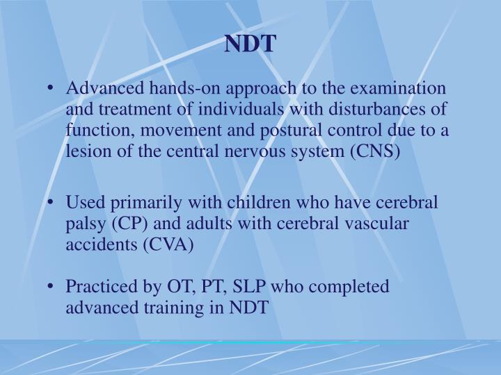 PPT - NEURODEVELOPMENTAL TREATMENT (NDT) IN PAEDIATRICS PowerPoint ...
