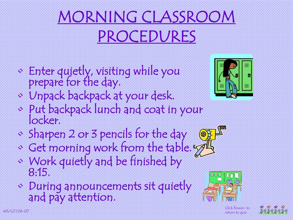 PPT - Mrs. Hurt’s Fourth Grade Gifted and Talented Classroom Procedures ...