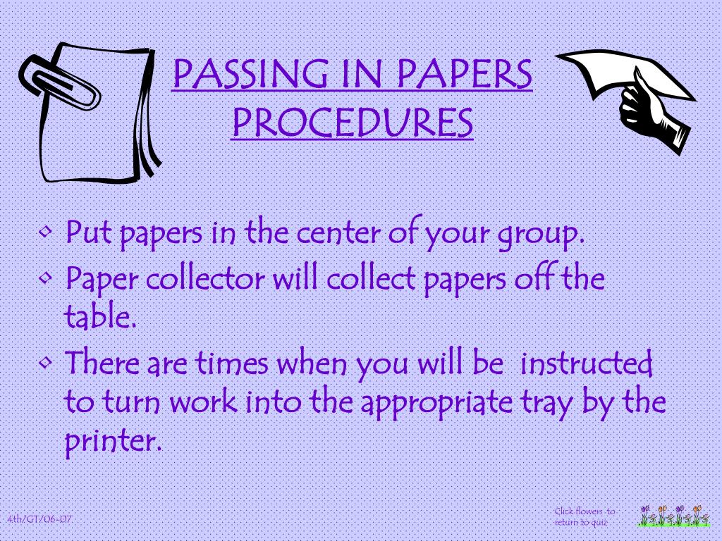 PPT - Mrs. Hurt’s Fourth Grade Gifted and Talented Classroom Procedures ...