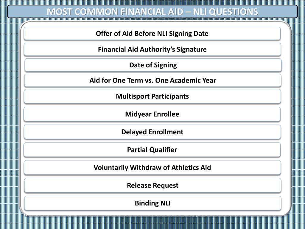 PPT - NCAA Division II Financial Aid and National Letter of Intent ...