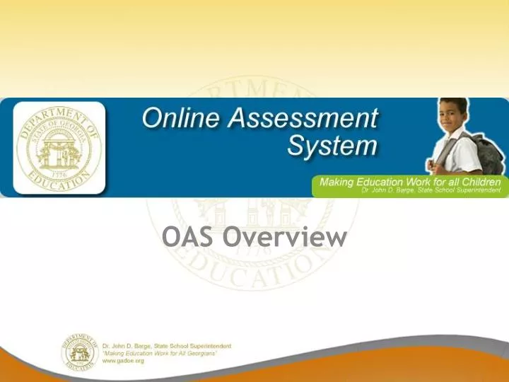 PPT - OAS Overview PowerPoint Presentation, free download - ID:6693235