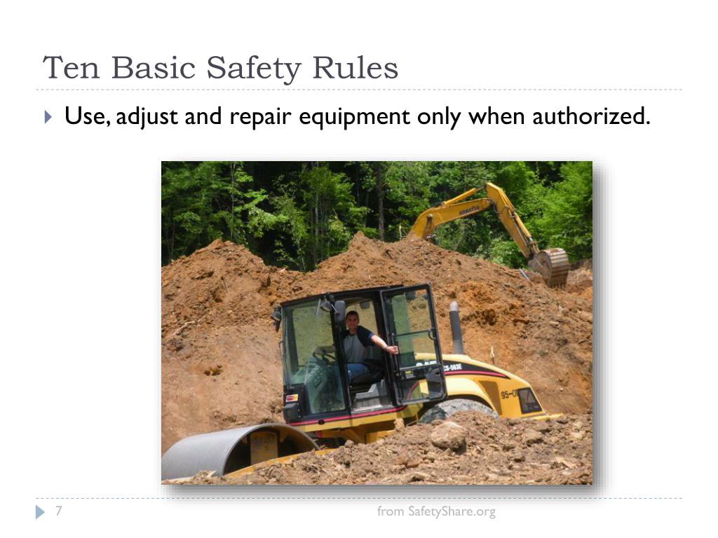PPT Ten Basic Safety Rules PowerPoint Presentation Free Download PPT Ten Basic Safety Rules PowerPoint Presentation Free Download