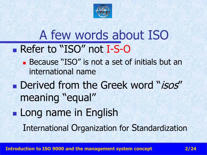 PPT - Introduction to ISO 9000 Standards PowerPoint Presentation - ID ...