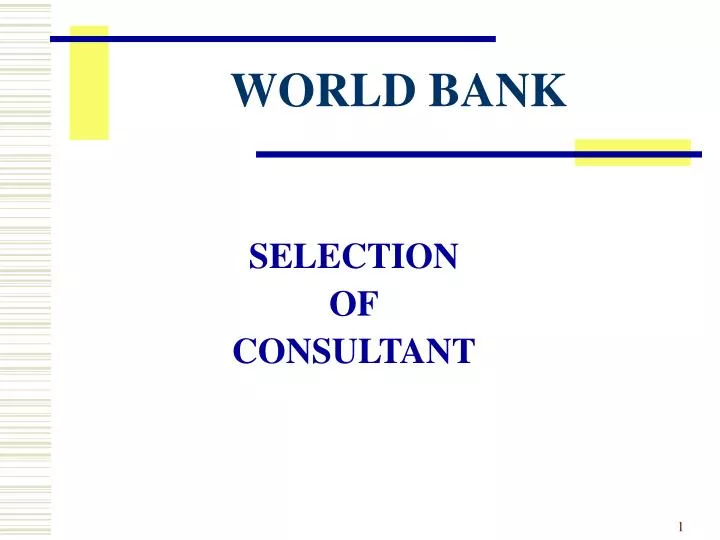 PPT - WORLD BANK PowerPoint Presentation, free download - ID:6694437