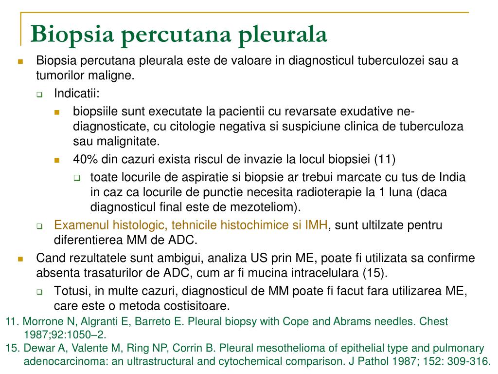 PPT - CONSIDERAŢII DIAGNOSTICE ÎN REVĂRSATELE SEROASE PLEURALE ...