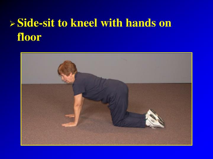 PPT - Floor to Stand Transfers PowerPoint Presentation - ID:6695551