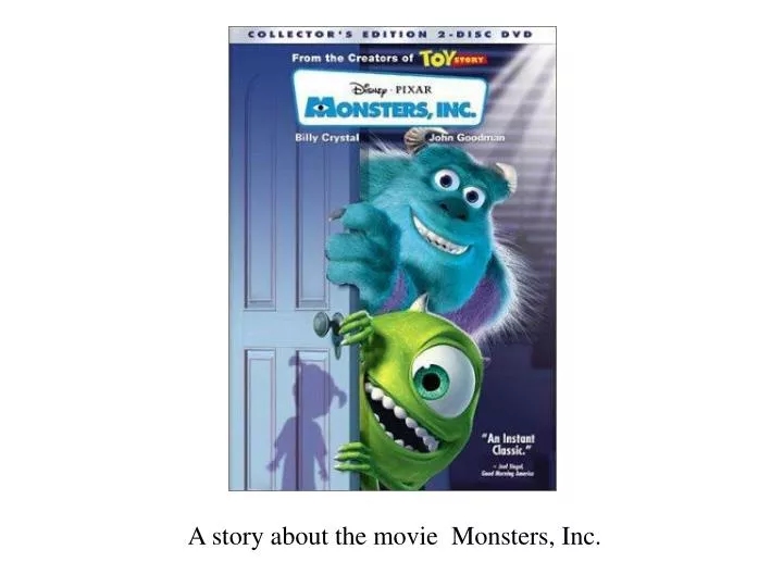 PPT - A story about the movie Monsters, Inc. PowerPoint Presentation ...