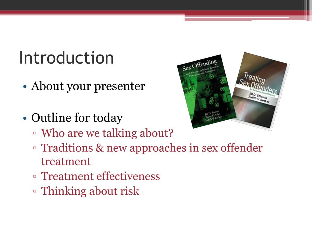 Ppt Sex Offenders Treatment And Risk Assessment Powerpoint