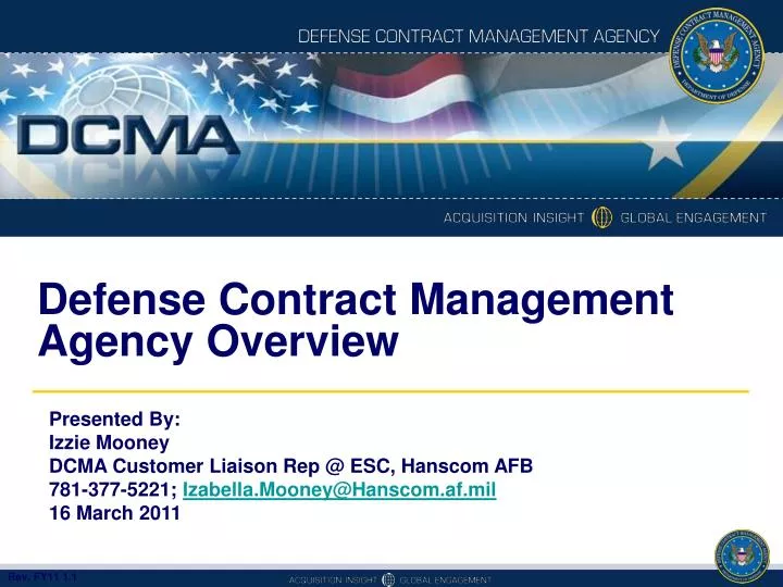 PPT - Defense Contract Management Agency Overview PowerPoint ...