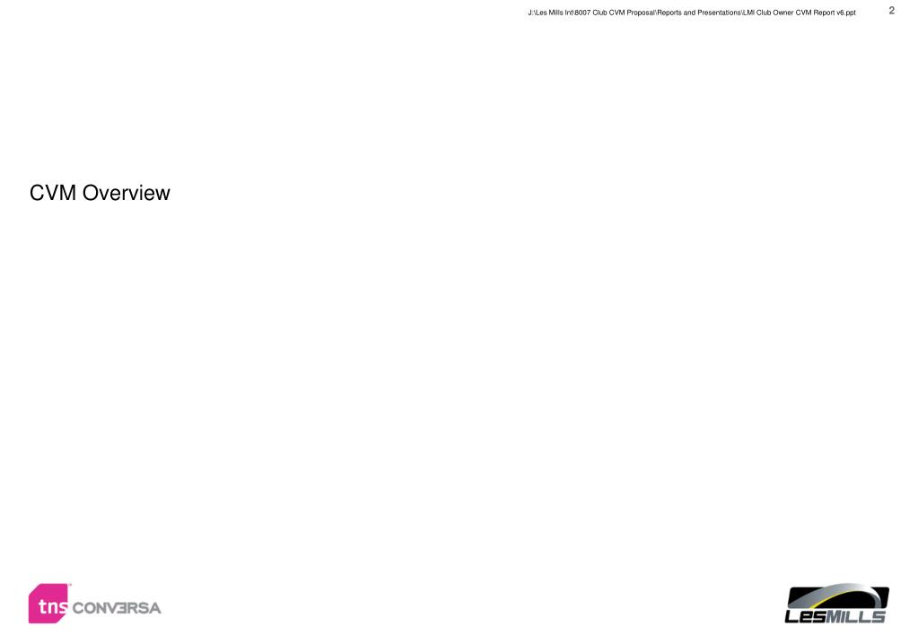 PPT - Les Mills International Club Owner CVM Report PowerPoint ...