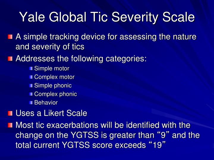 PPT - Tourettes Syndrome and Tic Disorders PowerPoint Presentation - ID ...