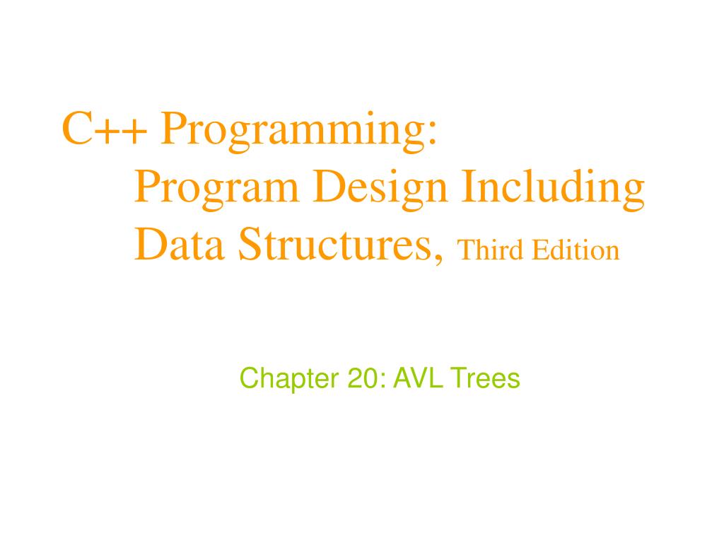 PPT - Understanding AVL Trees: Data Structure Design in C++ Programming ...