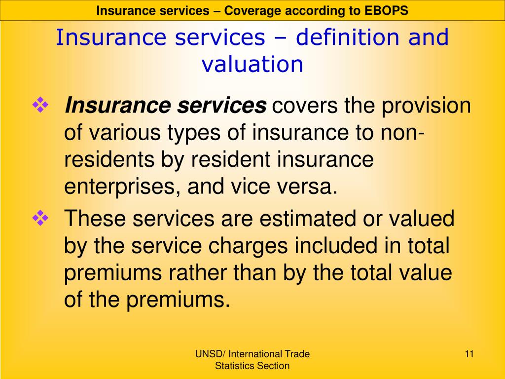 PPT - Case study 5: Insurance services, Financial services and Other ...